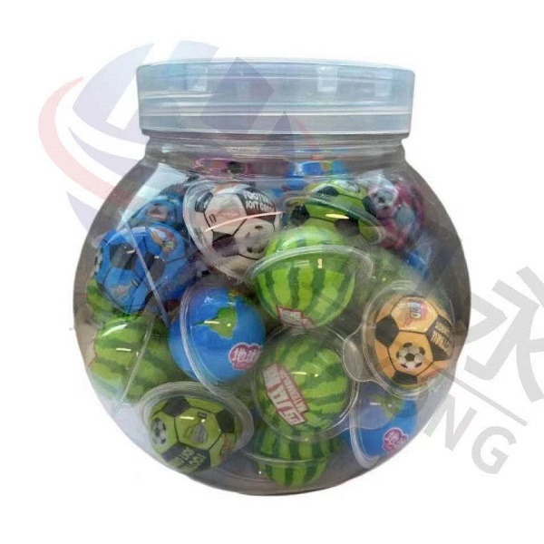 Cute Eye & Ball Shaped Bubble Gum With Fruit Jam - heyong